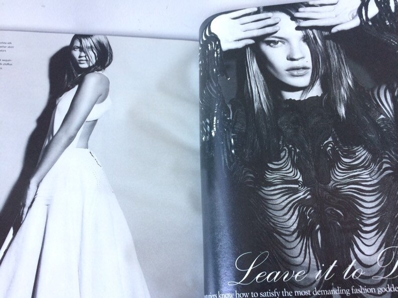 W Magazine 1998 April Vintage - Etsy