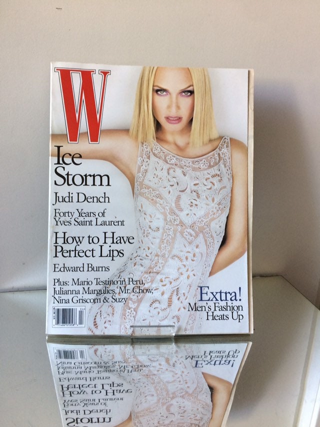 W Magazine 1998 April Vintage - Etsy