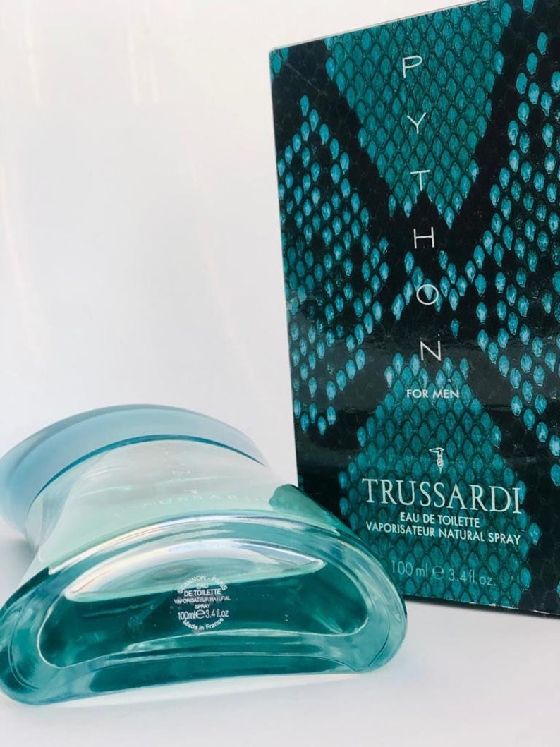 PYTHON Men by TRUSSARDI 1999 Vintage Discontinued - Etsy