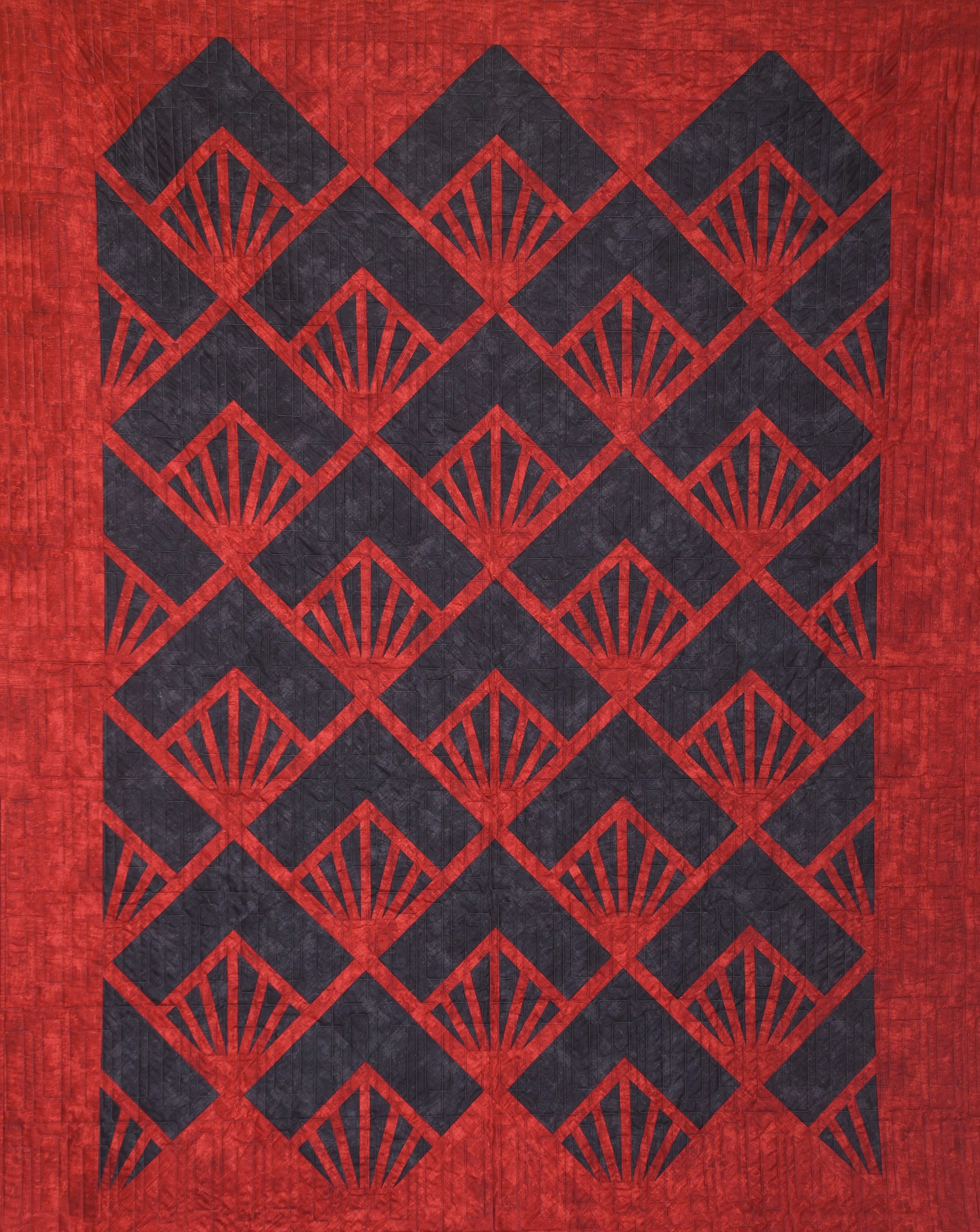 Art Deco Fan Quilt Pattern - Etsy