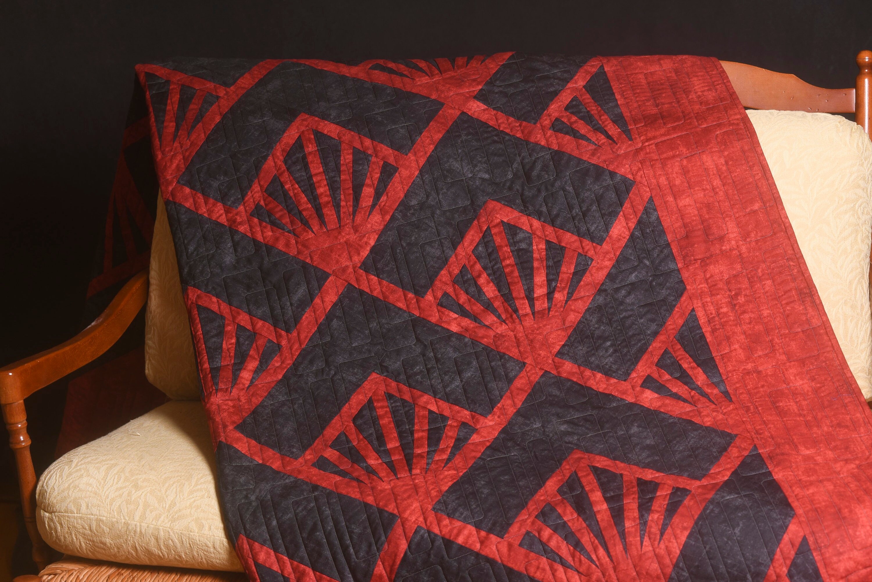 Art Deco Fan Quilt Pattern - Etsy