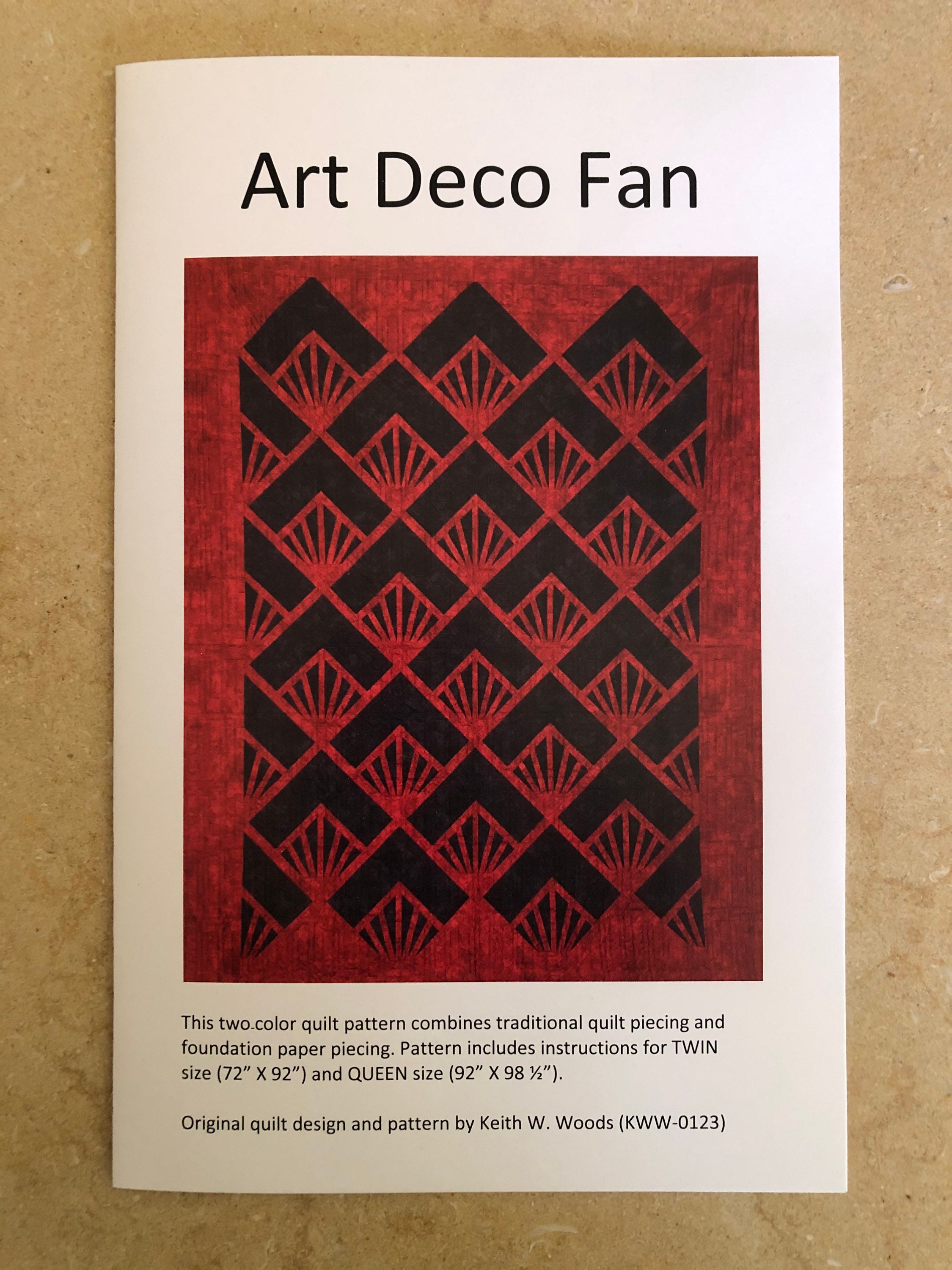 Art Deco Fan Quilt Pattern - Etsy