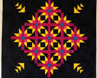 Cathedral Star Quilt - Etsy