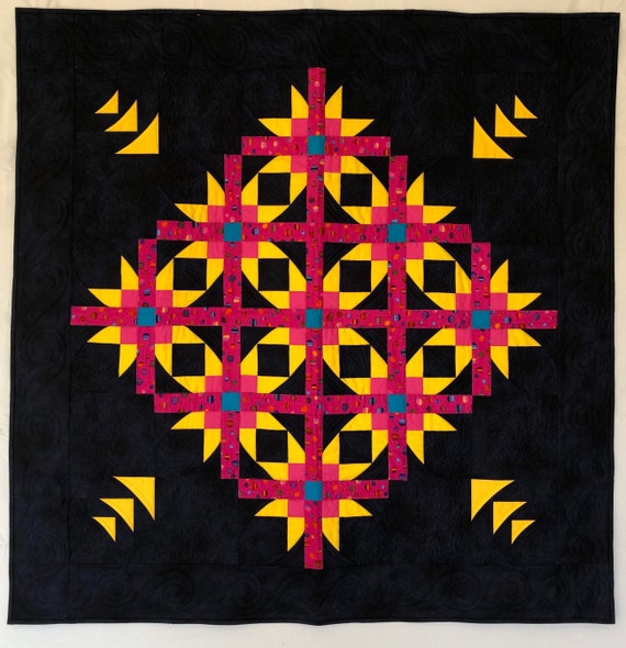 Cathedral Star Quilt - Etsy