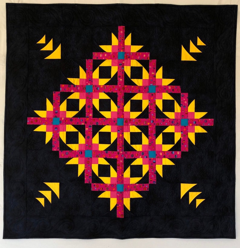 Cathedral Star Quilt - Etsy