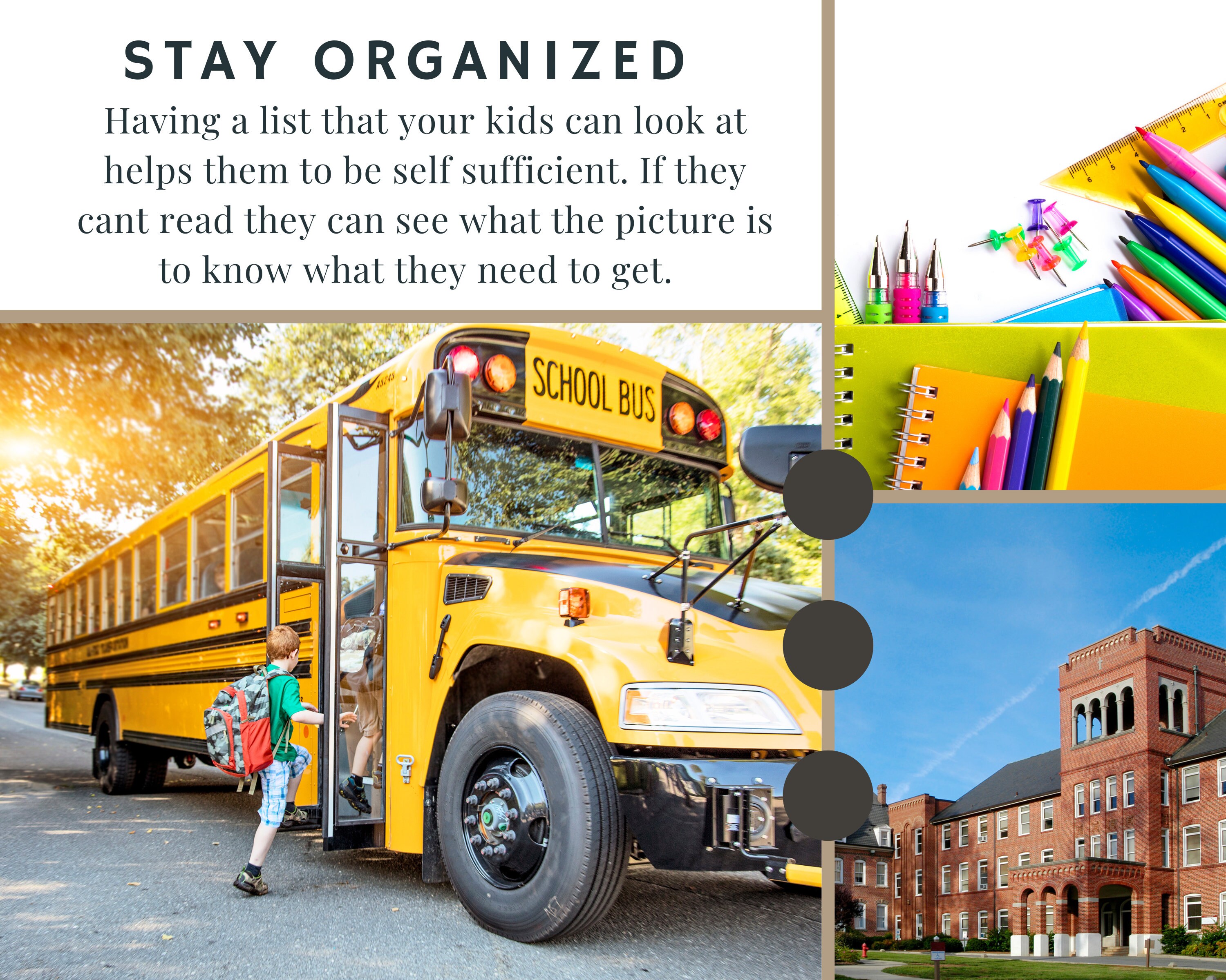 Printable Kids School Check List School Year Organization - Etsy Printable Kids School Check List School Year Organization - Etsy