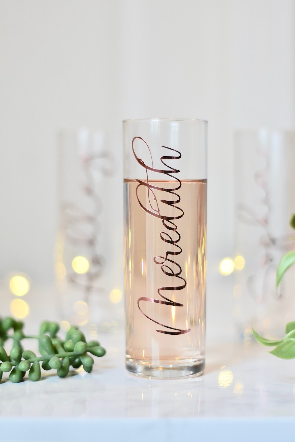 Personalized Stemless Champagne Flutes Personalized Champagne - Etsy