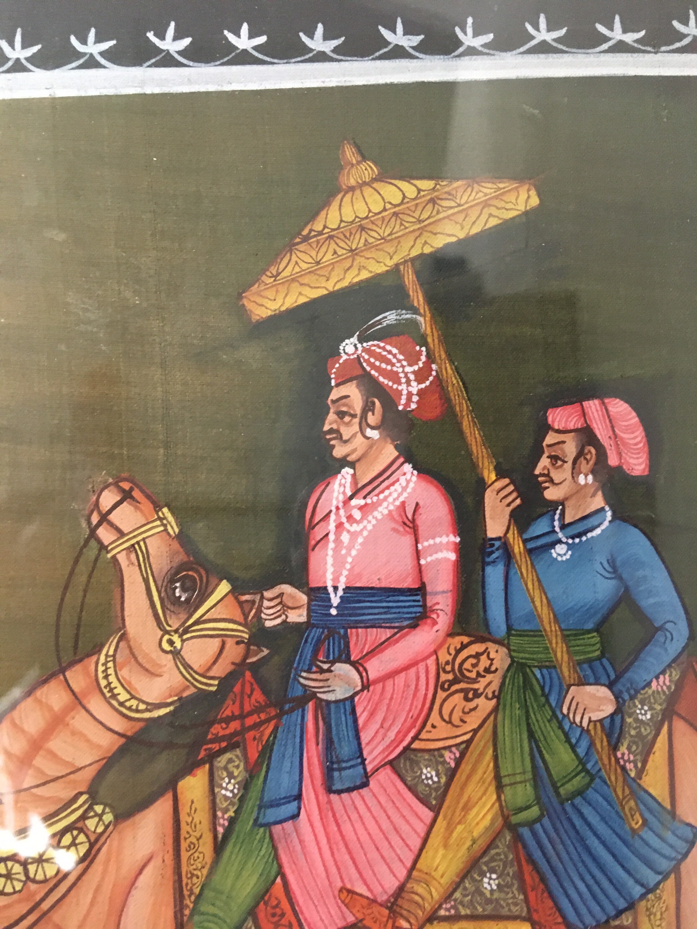 Rajput painting / Royal painting Camel painting traditional | Etsy