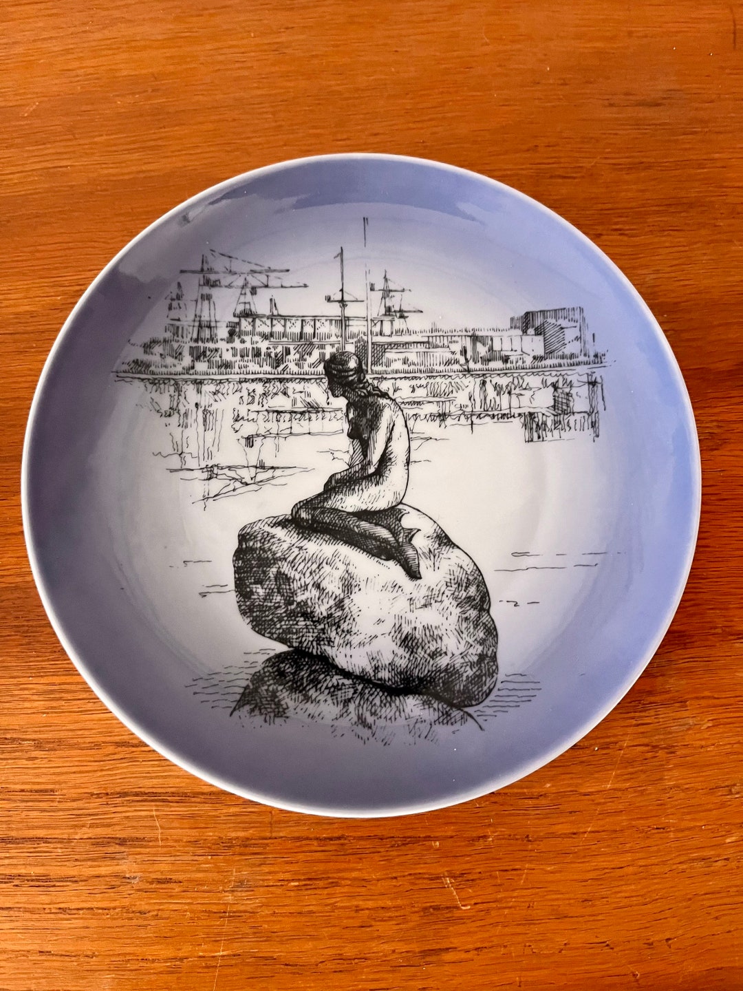 Bing & Grondahl Little Mermaid Plate Dish Trinket Dish Den Lille ...