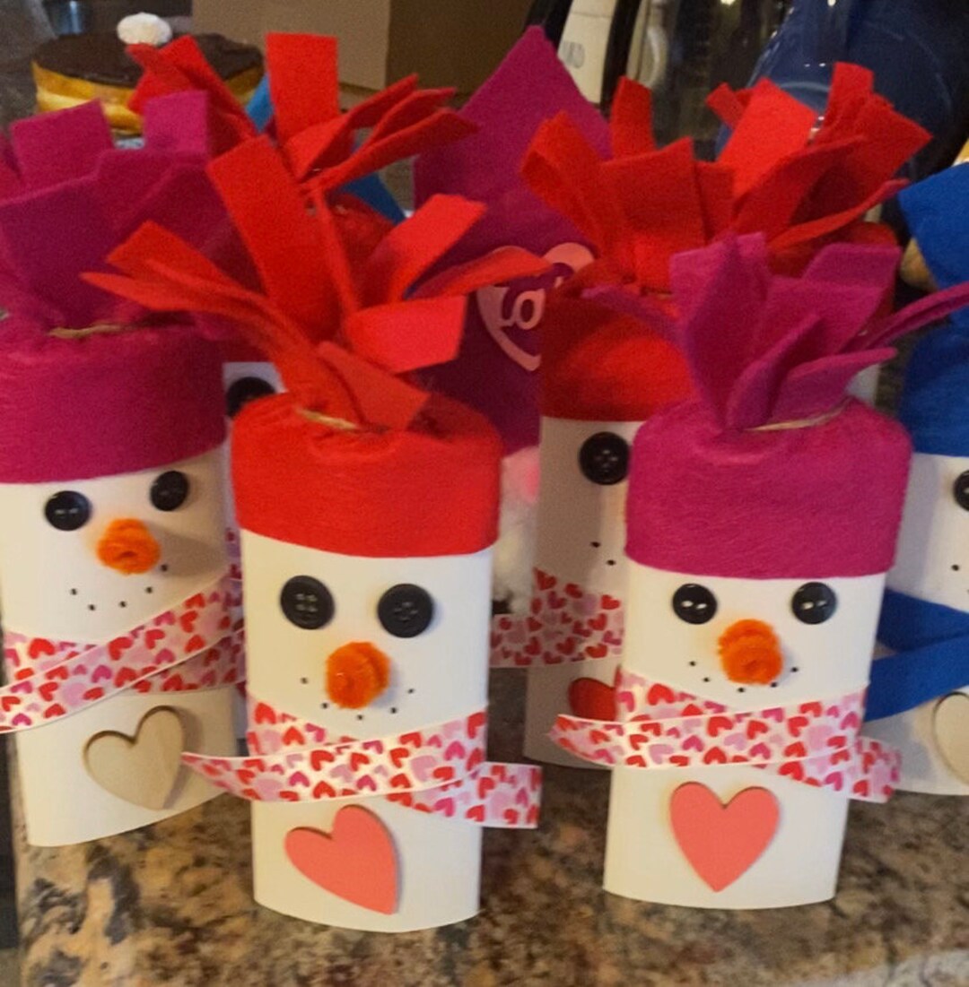 Snowman Valentines Day Candy Bar Wrappers - Etsy
