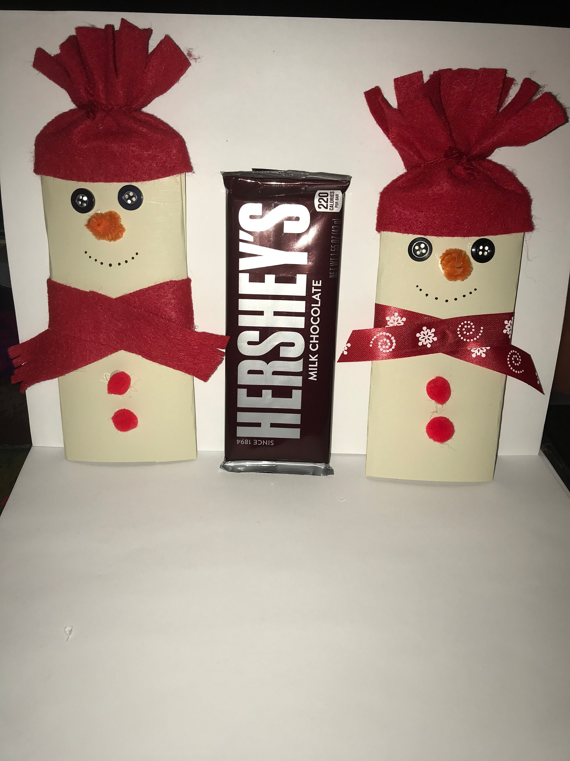 Snowman Christmas Candy Bar Wrappers Wrapper Will Fit a Full Size 1.55 ...