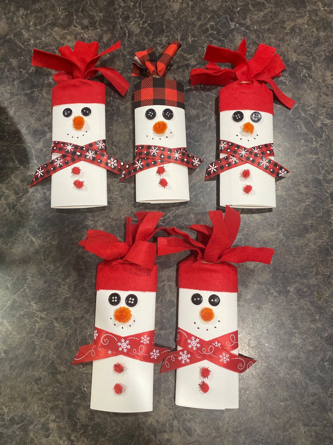 Snowman Christmas Candy Bar Wrappers Wrapper Will Fit a Full Size 1.55 ...