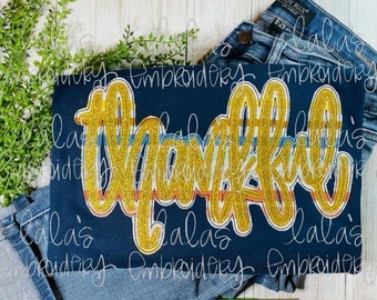 Lolli Double Stack Applique Design Hand Lettered Design - Etsy