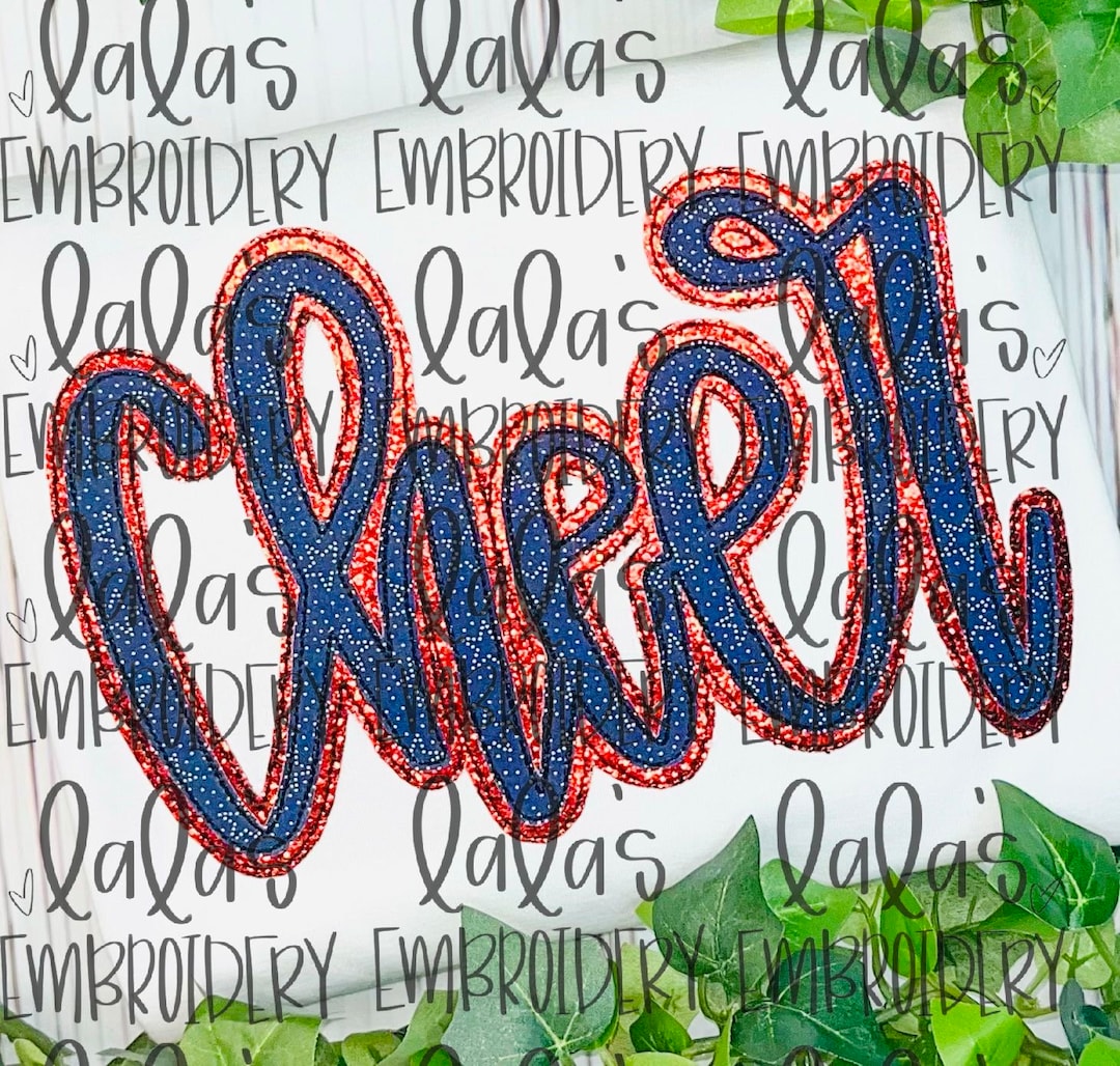 CHEER Double Stack Applique/embroidery Design - Hand Lettered Design ...