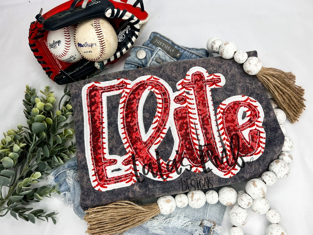 Elite Double Stack Applique/embroidery Design - Hand Lettered Design ...