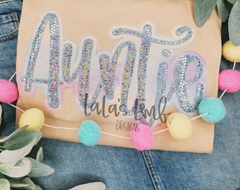 THANKFUL Double Stack Applique Design Hand Lettered Design - Etsy