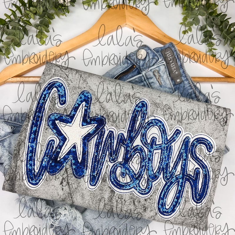 Cowboy Applique - Etsy