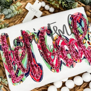 Let God Double Stack Applique Design - Hand Lettered Design ** Instant ...