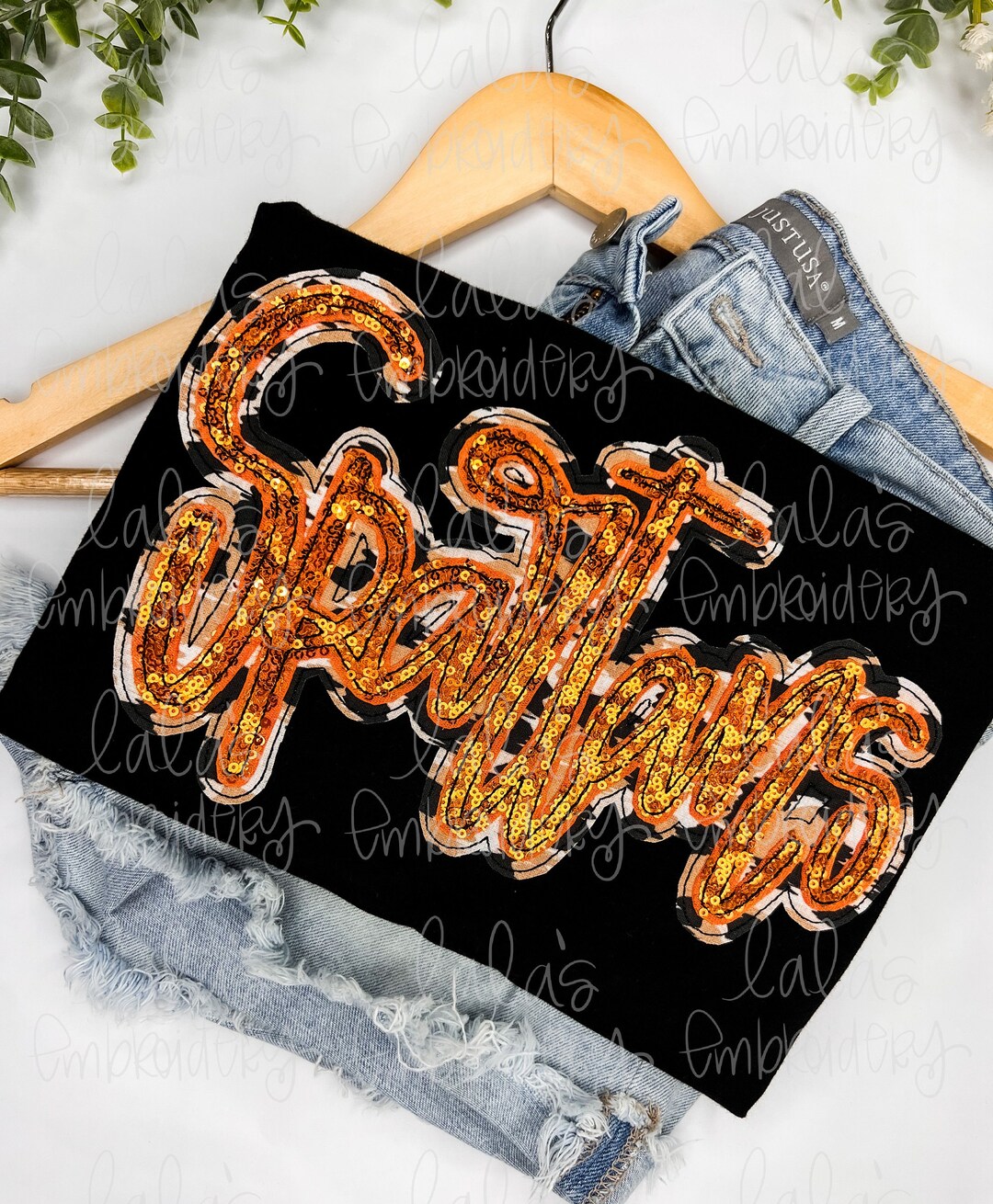 SPARTANS Double Stack Team Applique Design Hand Lettered Design - Etsy