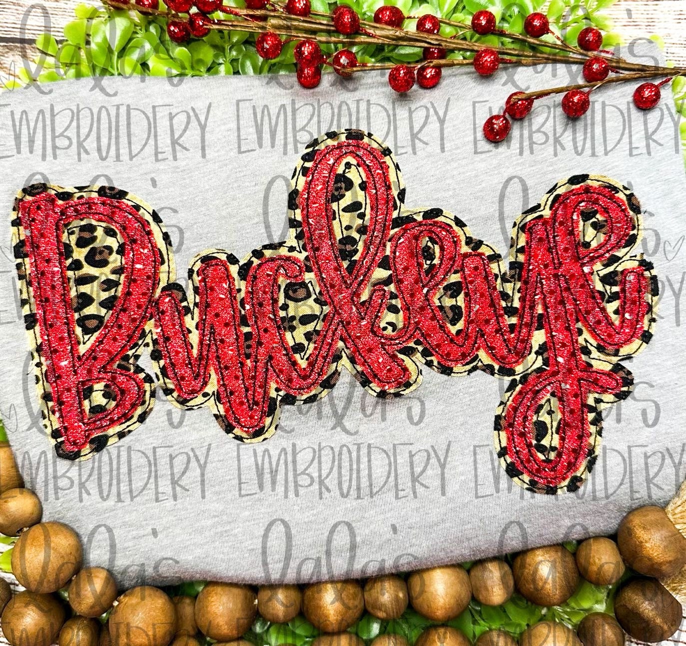 Buckeye Double Stack Applique/embroidery Design - Hand Lettered Design ** Instant Download ** - Etsy