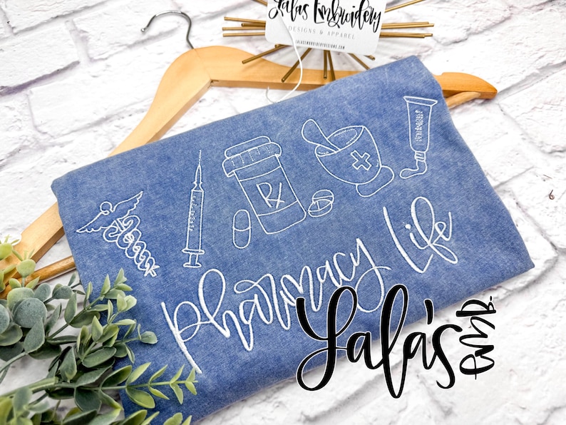 Pharmacy Life Doodled Icon Embroidery Design ** Instant Download ** - Etsy