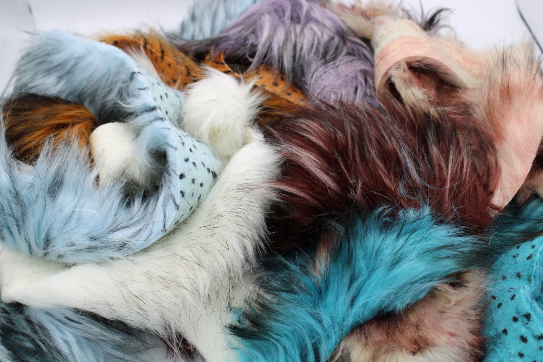 1.3 Pounds Luxury Faux Fur Fabric Selvedge Edges - Etsy