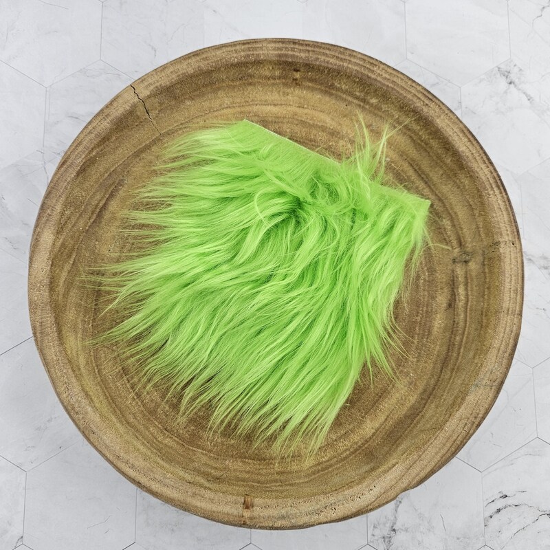Lime Green Faux Fur - Etsy