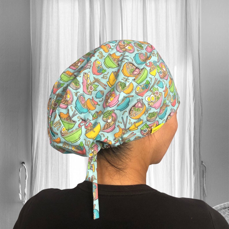 Sushi Scrub Caps Kawaii Food Surgical Cap Scrub Caps for - Etsy