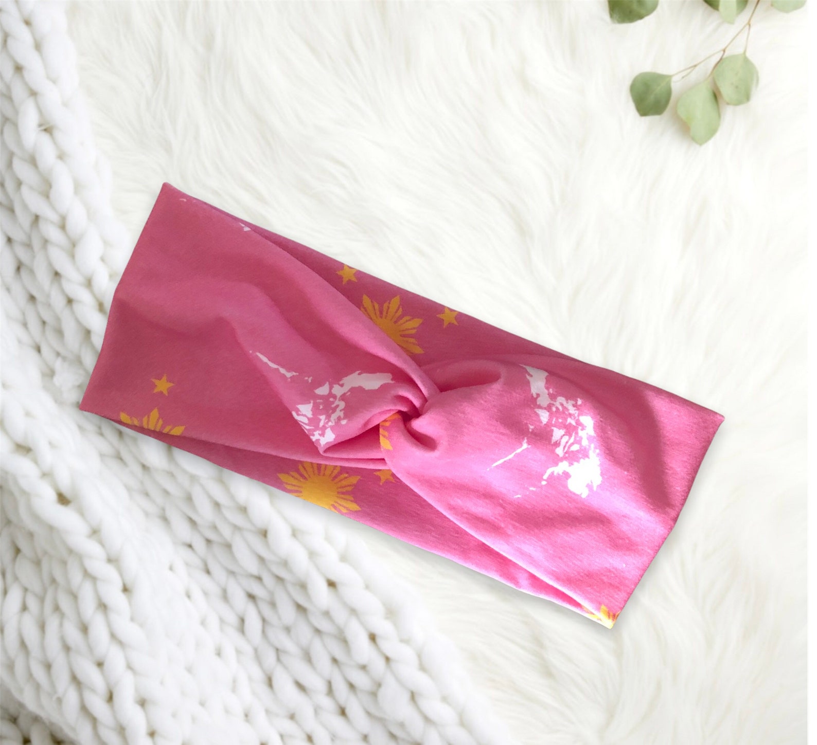 Philippines - Twist Headband, Philippine Map Turban, Gift for Filipina ...