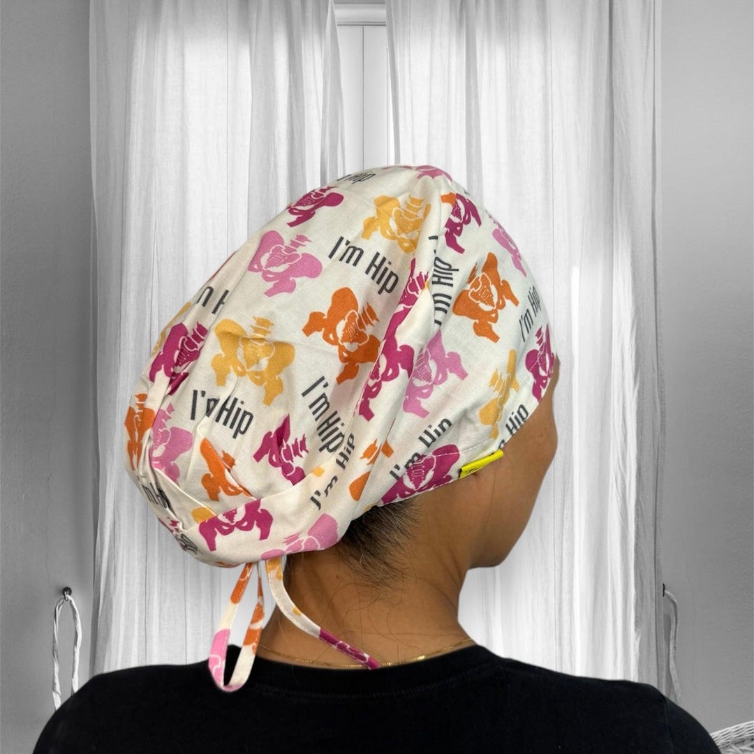 I’m Hip Ortho Scrub Caps, Orthopedic Surgeon Surgical Cap, Ortho Nurse ...