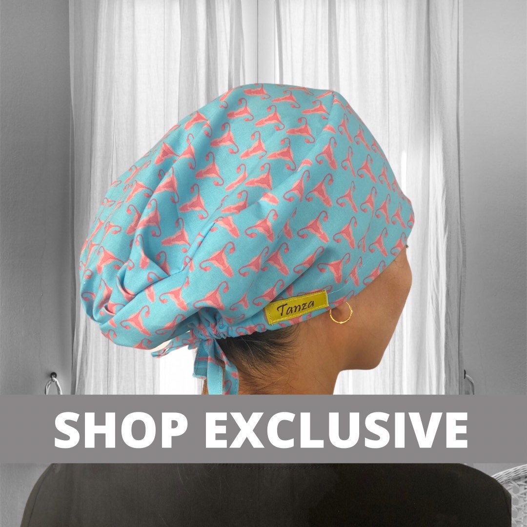 Scrub Caps Uterus Ob Gynecologist Surgical Cap Scrub Caps For Women