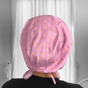 Lilac Uterus SCRUB CAPS, Labor and Delivery Scrub Caps, Ob Gynecologist ...