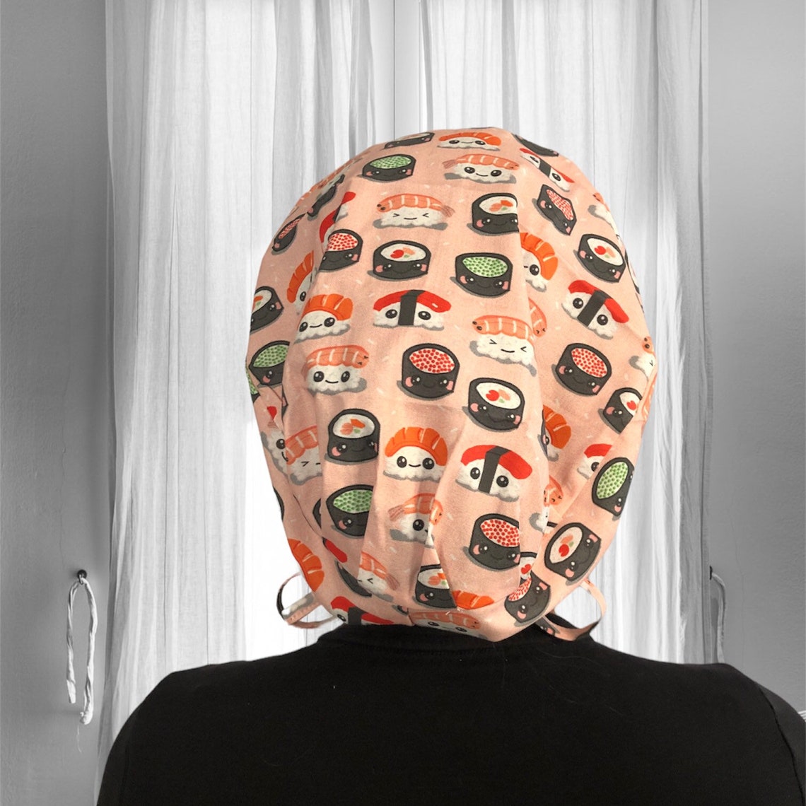Sushi Scrub Caps Kawaii Food Surgical Cap Scrub Caps for - Etsy