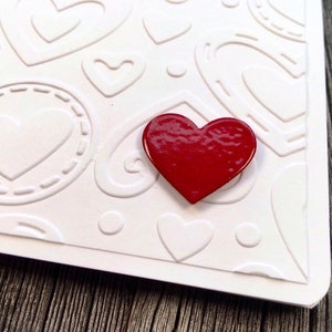 Set of 5 Modern Valentine's Day Cards Handmade Valentines - Etsy