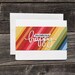 Set of 4 Glitter Rainbow Cards Assorted Happy Cards Set - Etsy