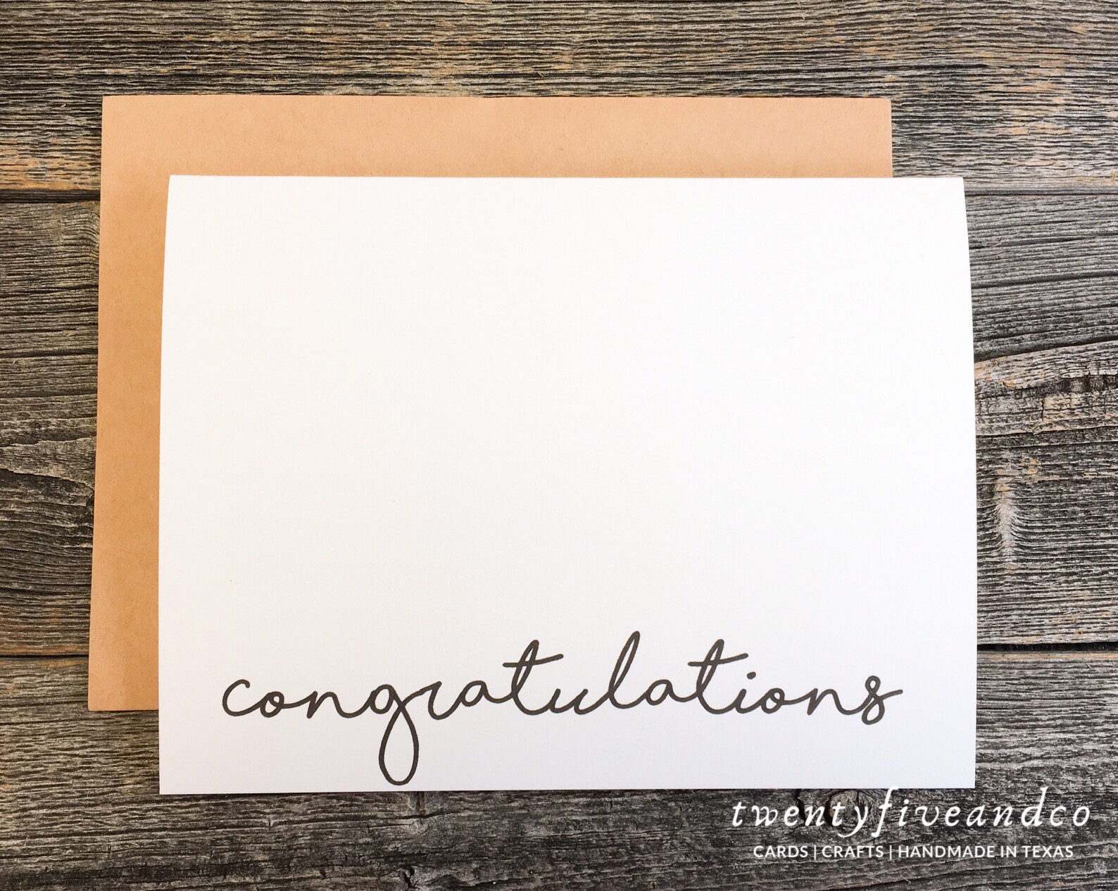 Black and White Congratulations Cards Modern Congratulations - Etsy