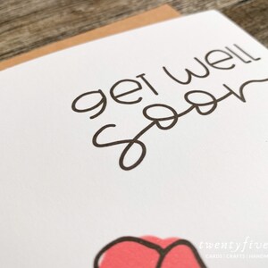 Line Drawing Flowers Get Well Soon Cards Illustrated Flowers - Etsy