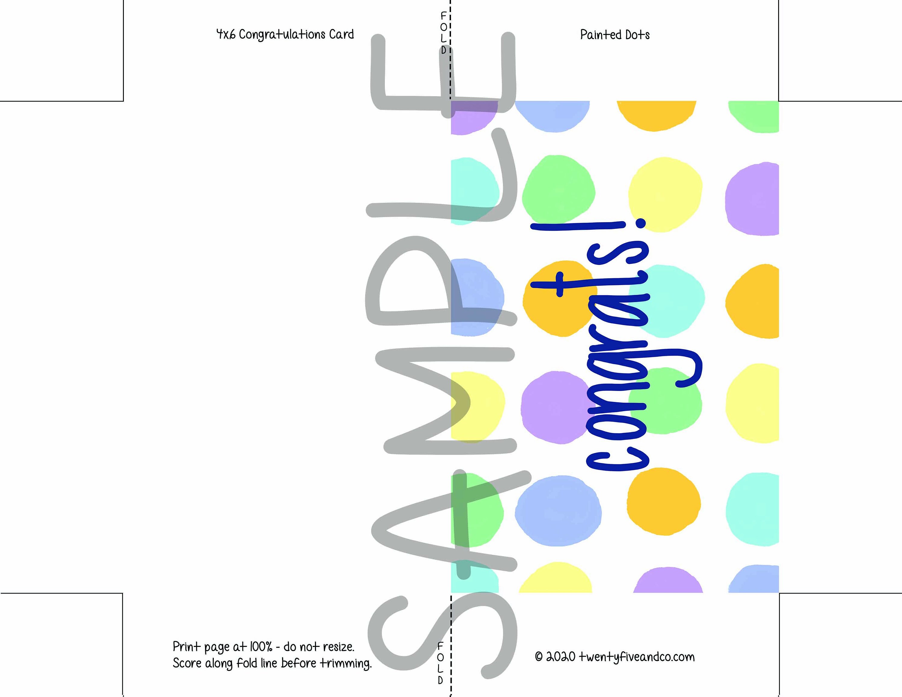 3 SIZES Printable Congratulations Card for New Baby Instant - Etsy