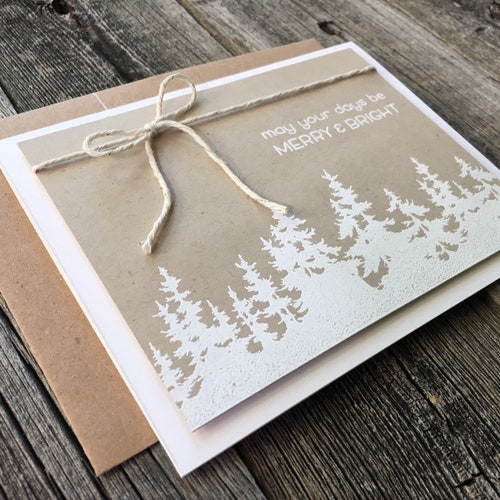 Christmas Cards Watercolor Christmas Cards Handmade Card - Etsy