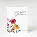 Line Drawing Flowers Get Well Soon Cards, Illustrated Flowers Get Well ...