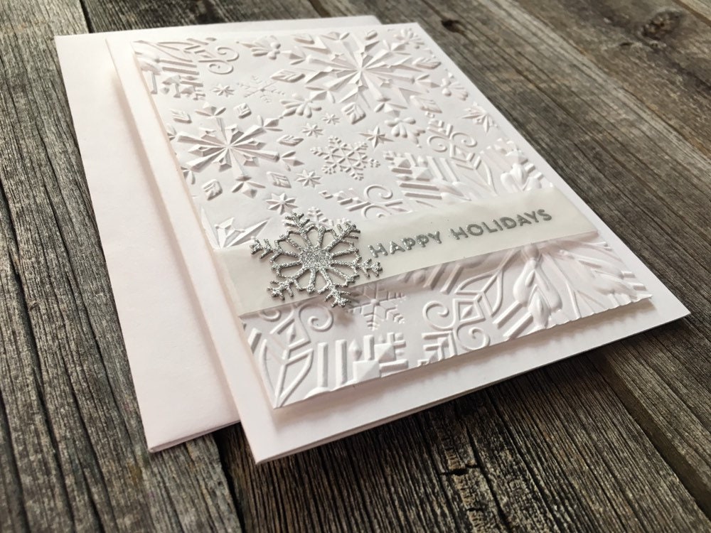 Handmade Snowflake Christmas Cards