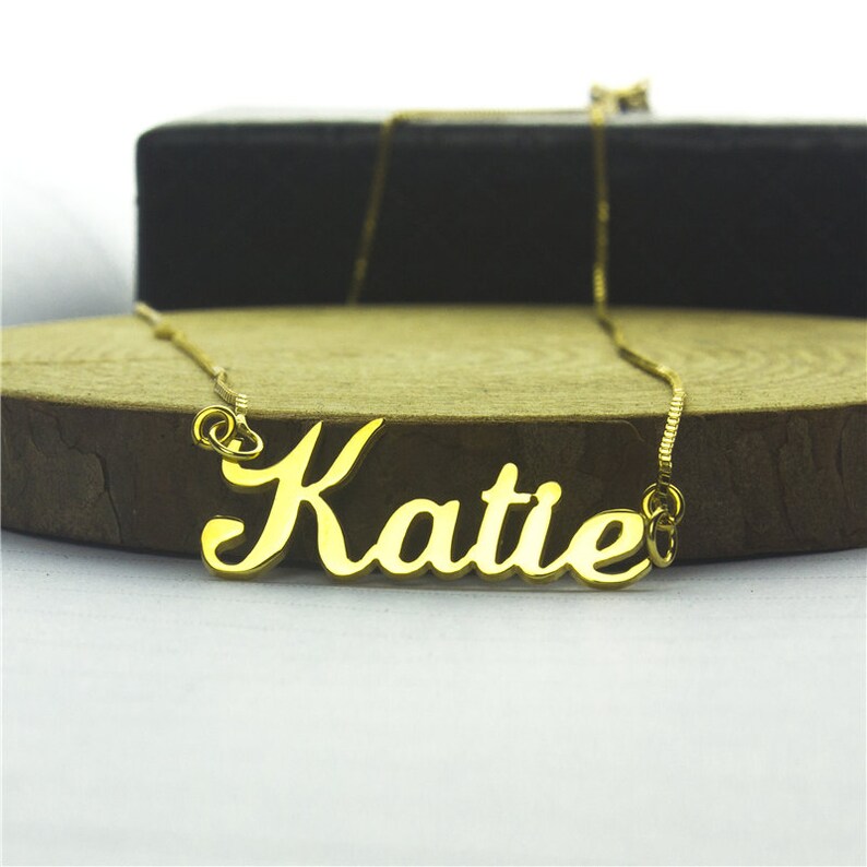 Personalized Gold Name Necklace Custom Name Necklace | Etsy