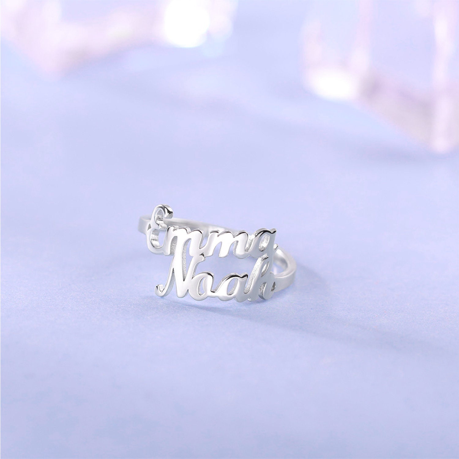 Name Ring Personalized Multiple Name Ring Family Name Ring - Etsy
