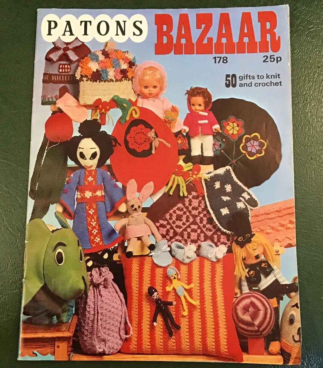 Vintage Patons Bazaar Booklet of Knitting Patterns. 50 Gifts to Knit ...