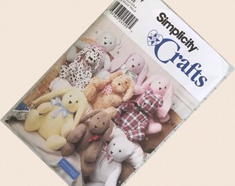 Simplicity Teddy Bear Patterns - Etsy UK