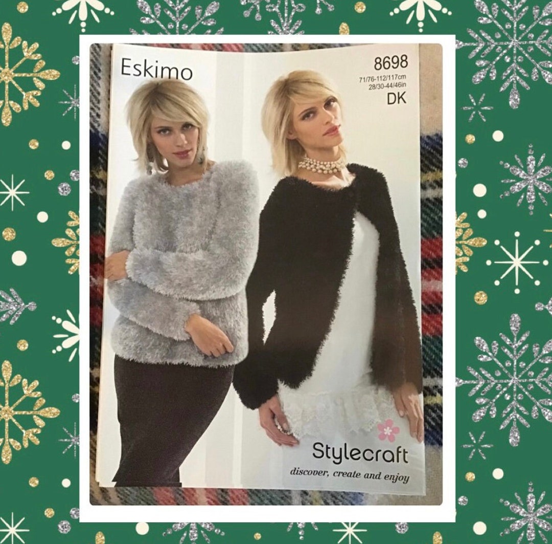 Stylecraft, Eskimo, Ladie S Cardigan and Sweater, Knitting Pattern 28 ...