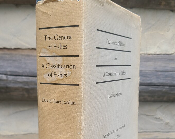 1963/genera of Fishes/classification of Fishes/vintage Zoology Books ...
