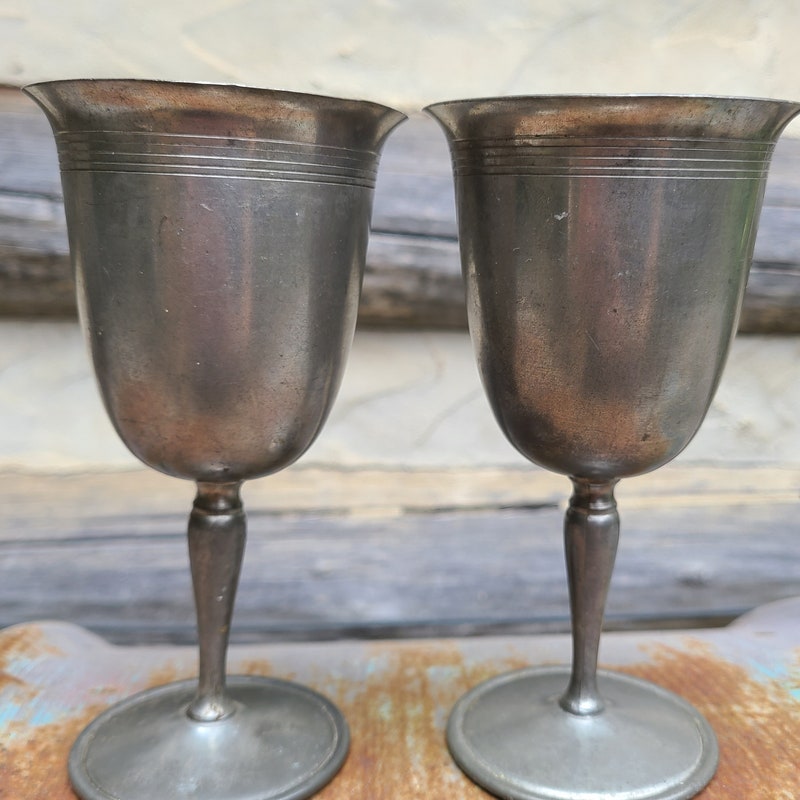 Pewter Goblet - Etsy