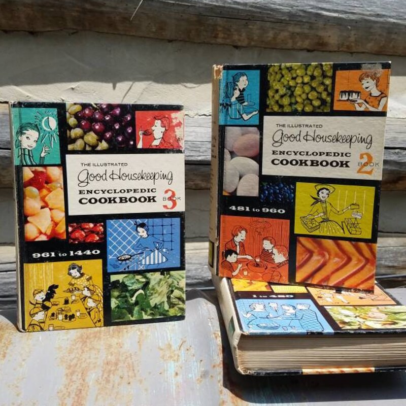Vintage Cookbook Set - Etsy