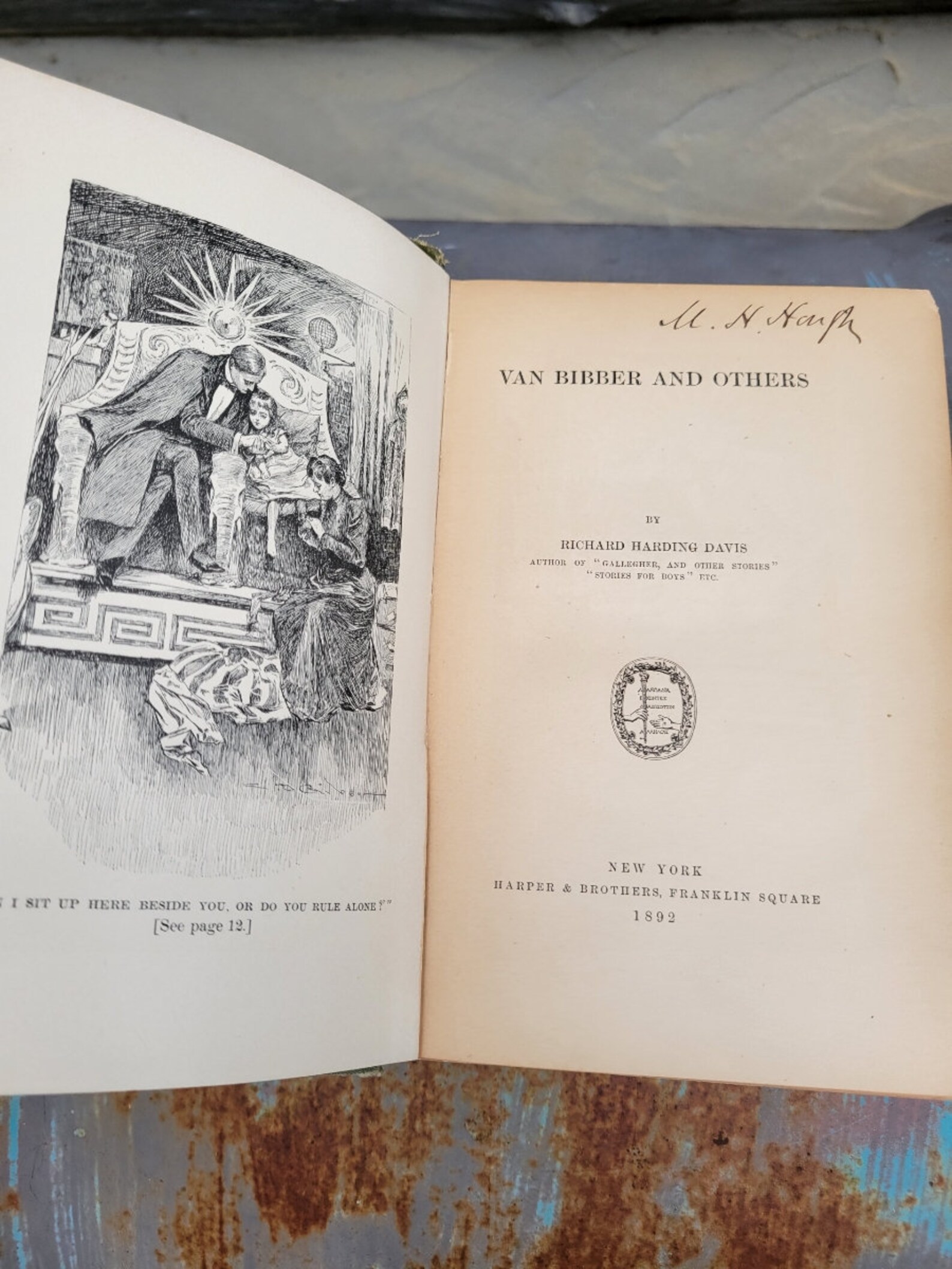 1892/1st Ed- Van Bibber and Others- 1800s Antique Books/richard Harding ...